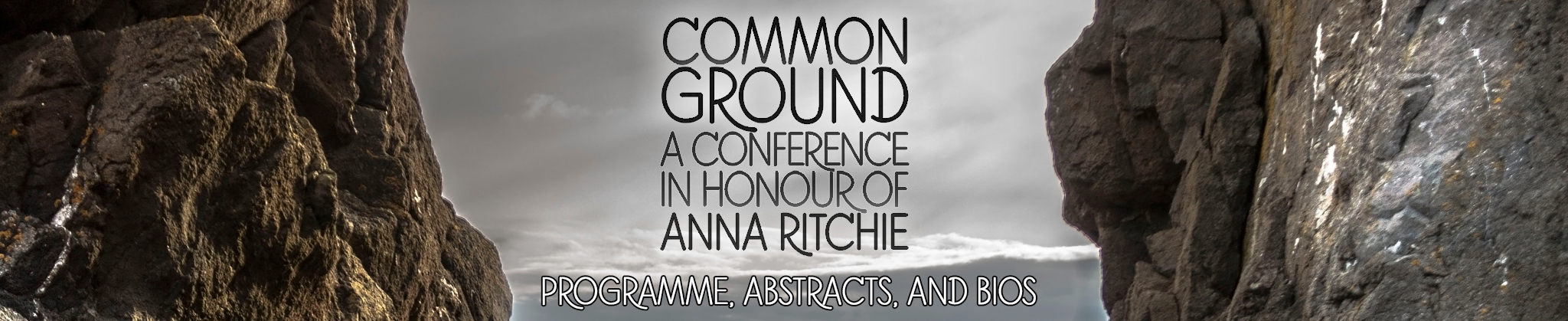 Common Ground - Programme - Scottish Society for Northern Studies